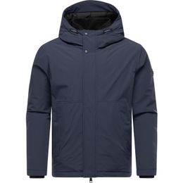 Outdoorjacke Ragwear "Funktionsjacke Saqon YOUMODO", Herren, Gr. M, blau (navy), Obermaterial: 90% Nylon NY. 10% Elasthan EL. Obermaterial: Futter: 100% Polyester PES. 100% Polyester PES., Jacken Outdoorjacke