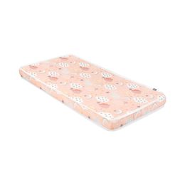 Kikkaboo Babybett Matratze Fantasia 140 x 70 cm Rei&szlig;verschluss, Baumwollbezug orange