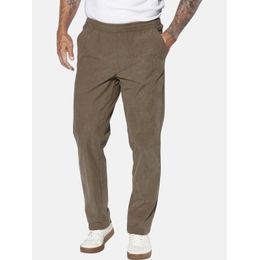 Cordschlupfhose Jan Vanderstorm "Doppelpack Cordhose HELSTAD", Herren, Gr. 33, N-Gr, blau (schwarz beige), Obermaterial: 100% Polyester COOLMAX PES(Coolmax)., Hosen Cordschlupfhose