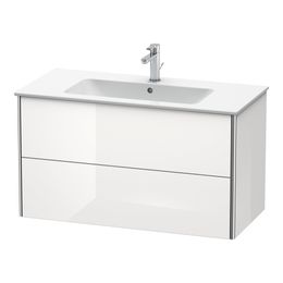 Duravit Waschtischunterschrank XSquare 101x47,8cm, betongr m, 2 Schubk., wandh&auml;ngend (XS417300707)