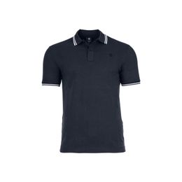 G-Star Raw Poloshirt G-STAR "Poloshirt Dunda Slim Stripe Polo", Herren, Gr. XXL, pink (dunkelblau (salute)), Obermaterial: 95% Baumwolle CO(Bio). 5% Elasthan EL., Shirts Poloshirt