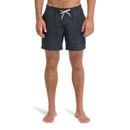 Boardshorts Quiksilver "Stretch Printed Volley 16", Herren, Gr. XL, schwarz mini mayhem, Obermaterial: 92% Microfaser, 8% Elasthan;, Hosen Boardshorts