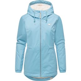Winterjacke Ragwear "Winterjacke Dankka Warm", Damen, Gr. 3XL, blau (cloud25), Obermaterial: 100% Polyester PES. Obermaterial: Futter: 100% Polyester PES. 100% Polyester PES., Jacken Winterjacke