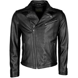 Bikerjacke JCC "Lederjacke 8001", Damen, Gr. S, schwarz, Obermaterial: 100% Lammleder LEL. Futter: 100% Polyester PES., Jacken Bikerjacke