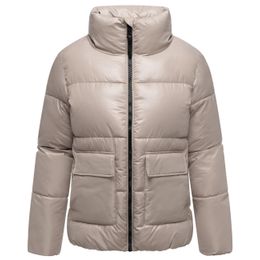 Kurzjacke Navahoo "Kurzjacke Eispracht 14", Damen, Gr. XL, beige (light taupe), Obermaterial: 100% Polyester PES. Obermaterial: Futter: 100% Polyester PES. 100% Polyester PES., Jacken Kurzjacke