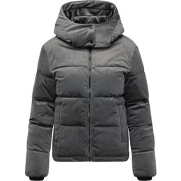 Steppjacke Ragwear "Steppjacke Roobie Velvet YOUMODO", Damen, Gr. L, grau (stone grau), Obermaterial: 100% Polyester PES. Obermaterial: Futter: 100% Polyester PES. 100% Polyester PES., Jacken Steppjacke