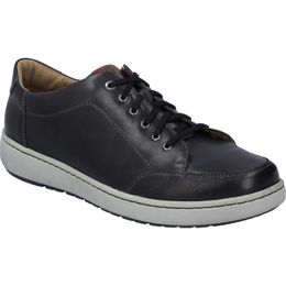 Sneaker Josef Seibel "David 03, schwarz-kombi", Herren, Gr. 44, schwarz (schwarz, kombi), Obermaterial: 100% Rindsleder Leather cow., Schuhe Sneaker