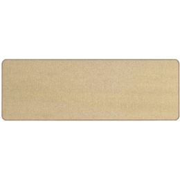 L&auml;ufer "MACAO, Made in Netherlands", beige, B:80cm H:5mm L:200cm, Polypropylen (PP), PRIMAFLOR-IDEEN IN TEXTIL, Teppiche, L&auml;ufer, Teppich-L&auml;ufer, Uni Farben, ideal im Flur & Schlafzimmer