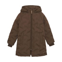 Steppjacke Minymo "Steppjacke MIJacket", Jungen, Gr. 128, braun (carafe), Obermaterial: 100% Polyester PES., regular fit normal, Jacken Steppjacke