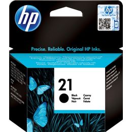 HP Tintenpatrone "HP original Druckerpatrone 21 (C9351AE) Black", schwarz, Tintenpatronen, original Druckerpatrone 21 schwarz, Tintenpatrone