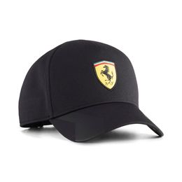 Baseball Cap Puma "FERRARI BB CAP", Damen, Puma schwarz, Web, , unifarben, Caps Baseball Cap, verstellbare Passform, sportlicher Stil, leichtes Design