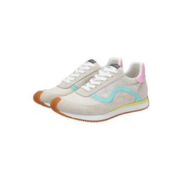JOOP! Sneaker JOOP "Sneaker Misto Leone Sneaker xc6", Damen, Gr. 40, bunt (beige, blau, rosa), Obermaterial: 90% Rindsleder Leather cow. 10% Textilmaterial TEXMAT. Futter: 100% Textilmaterial TEXMAT. 100% Synthetik synthetic., Schuhe Sneaker