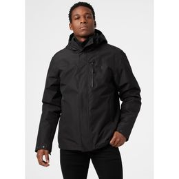 3-in-1-Funktionsjacke Helly Hansen "JUELL 3-IN-1 JACKET", Herren, Gr. S, schwarz, Obermaterial: 100% Polyester. Futter: 100% Polyester. Wattierung: 100% Polyester, Jacken 3-in-1-Funktionsjacke, mit herausnehmbarer Isolationsjacke, wasserdicht, atmungsaktiv