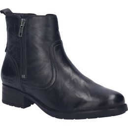 Stiefelette Josef Seibel "Kate 20, schwarz", Damen, Gr. 37, schwarz, Obermaterial: 100% Rindsleder Leather cow., Schuhe Stiefelette