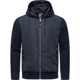 Outdoorjacke Ragwear "Outdoorjacke Ronel", Herren, Gr. L, blau (navy), Obermaterial: 100% Polyester PES. 100% Baumwolle CO. Obermaterial: Futter: 100% Polyester PES. 100% Polyester PES., Jacken Outdoorjacke