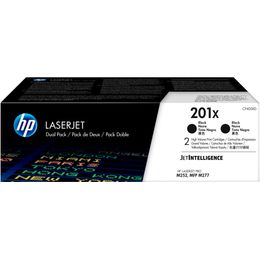 HP Tonerpatrone "HP original Toner 201 Farben: B/C/M/Y Gr&ouml;&szlig;en: A+X", schwarz (schwarz 1), Tonerpatronen, Tonerpatrone
