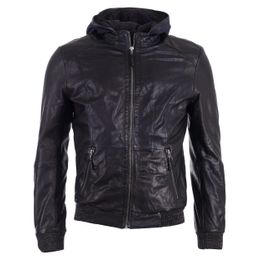 Bikerjacke JCC "Lederblouson 15.09.2002", Damen, Gr. S, schwarz, Obermaterial: 100% Lammleder LEL. Futter: 100% Baumwolle CO., Jacken Bikerjacke