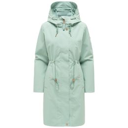 Outdoorjacke Marikoo "Marikoo Zilandaa Damen Parka N136", Damen, Gr. XL, gr&uuml;n (smokey mint), Obermaterial: 100% Polyester PES., Jacken Outdoorjacke