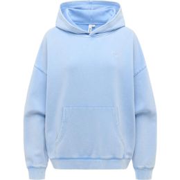 Sweater Ragwear "Sweatshirt Germma PP", Damen, Gr. XS, blau (arctic blau), Obermaterial: 100% Baumwolle CO., oversize, Rundhals, Rippb&uuml;ndchen, Sweatshirts Sweater, Oversize Kapuzen-Pullover