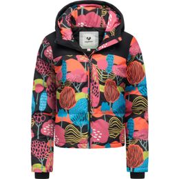 Steppjacke Ragwear "Steppjacke Amazze Print", Damen, Gr. XL, bunt (multi combo), Obermaterial: 100% Polyester PES. Obermaterial: Futter: 100% Polyester PES. 100% Polyester PES., Jacken Steppjacke