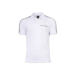 Poloshirt Armani Exchange "Poloshirt", Herren, Gr. S, wei&szlig;, Obermaterial: 96% Baumwolle CO. 4% Elasthan EL., Shirts Poloshirt