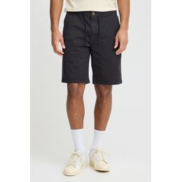 Shorts Blend "BHMORGAN-shorts", Herren, Gr. S, N-Gr, schwarz, Web, Obermaterial: 97% Baumwolle, 3% Elasthan, unifarben, regular fit kn&ouml;chellang, Hosen Shorts