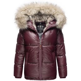 Winterjacke Navahoo "Winterjacke Tikunaa", Damen, Gr. XS, rot (weinrot), Obermaterial: 100% Nylon NY. Obermaterial: Futter: 100% Polyester PES. 100% Polyester PES., Jacken Winterjacke