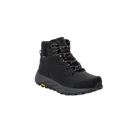 Wanderschuh Jack Wolfskin "TERRAQUEST X TEXAPORE MID M", Herren, Gr. 44,5, grau (phantom), Leder, Textil, Schuhe Wanderschuh, wasserdicht, Trekkingschuh