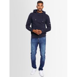 Kapuzenpullover Alessandro Salvarini "Alessandro Salvarini Herren Hoodie AS295", Herren, Gr. 3XL, blau (navy), Obermaterial: 65% Baumwolle CO. 35% Polyester PES., Sweatshirts Kapuzenpullover