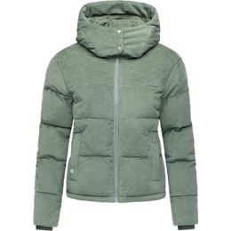 Steppjacke Ragwear "Steppjacke Roobie Cordy", Damen, Gr. M, gr&uuml;n (dusty gr&uuml;n), Obermaterial: 100% Baumwolle CO. Obermaterial: Futter: 100% Polyester PES. 100% Polyester PES., Jacken Steppjacke