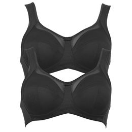 Entlastungs-BH Anita "Komfort BH Clara", Damen, Gr. 95, Cup B, schwarz (schwarz schwarz), Obermaterial: 85% Polyamid PA. 15% Elasthan EL., BHs Entlastungs-BH