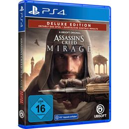 Ubisoft Spielesoftware "Assassin's Creed Mirage Deluxe Edition - (kostenloses Upgrade auf PS5)", braun (ohne farbbezeichnung), PlayStation 4, Spielesoftware, Spielesoftware