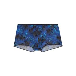 Boxershorts HOM "Boxershort Trunk Palay 1er Pack", Herren, Gr. S, blau, Obermaterial: 78% Polyamid PA. 22% Elasthan EL., Unterhosen Boxershorts