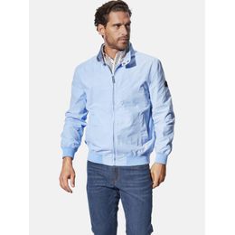 Blouson Babista "Jacke HALMIR", Herren, Gr. 66, blau (hellblau), Obermaterial: 70% Baumwolle CO. 30% Polyamid ECONYL PA ECONYL., Jacken Blouson