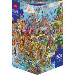 Puzzle Heye "Hollyworld, Sch&ouml;ne", bunt, Puzzles, KinderB:80cm H:60cm, Pappe, Motiv, Puzzle, Made in Europe, B:80cm H:60cm
