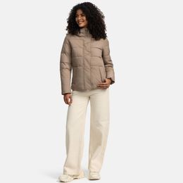 Outdoorjacke Marikoo "Marikoo Elira Damen Winterjacke N019", Damen, Gr. L, grau (taupe grau), Obermaterial: 100% Polyester PES., Jacken Outdoorjacke