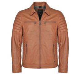 Lederjacke Maze "Lederjacke", Herren, Gr. XL, braun (brandy), Obermaterial: 100% Lammleder LEL. Futter: 100% Baumwolle CO., Jacken Lederjacke