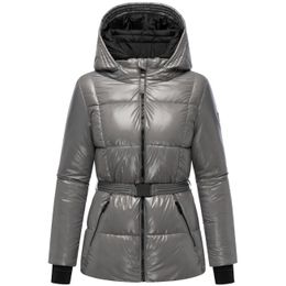 Steppjacke Navahoo "Steppjacke Eisglanz 14", Damen, Gr. L, grau, Obermaterial: 100% Nylon NY. Obermaterial: Futter: 100% Polyester PES. 100% Polyester PES., Jacken Steppjacke