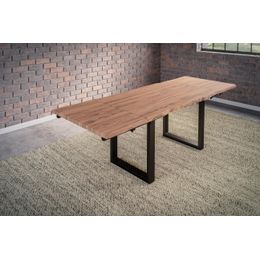 Tisch BARCELONA B-Ware / stonefarben / 140(220)x90
