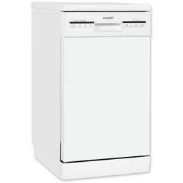 Exquisit Standgeschirrsp&uuml;ler "GSP9109-030E weiss", Energieeffizienz: E, wei&szlig;, B:44,8cm H:84,5cm T:60cm, Geschirrsp&uuml;ler, Kompakt und ideal f&uuml;r kleine, schmale Nischen, kleine(Single)Haushalte, Standgeschirrsp&uuml;ler