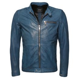 Lederjacke Maze "Lederjacke 181Berwick", Damen, Gr. L, blau (navy), Obermaterial: 100% Lammleder LEL. Futter: 100% Baumwolle CO., Jacken Lederjacke