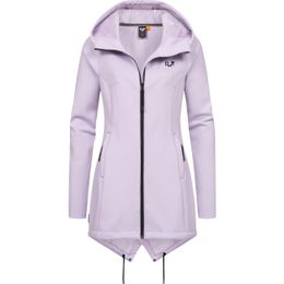 Sweatjacke Ragwear "Sweatjacke Wingi", Damen, Gr. S, lila (lavender), Obermaterial: 95% Polyester PES. 5% Elasthan EL., Sweatjacken Sweatjacke