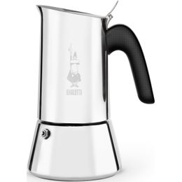 Espressokocher Bialetti "Venus", schwarz (edelstahlfarben, schwarz), 0,08 l, 2, Kaffeemaschinen, Espressokocher, Edelstahl