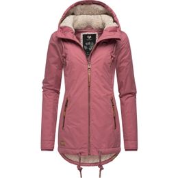 Winterjacke Ragwear "Winterjacke Zuzka Winter", Damen, Gr. S, rosa (dusty rose023), Obermaterial: 100% Polyester PES. Obermaterial: Futter: 100% Polyester PES. 100% Polyester PES., Jacken Winterjacke