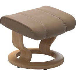 Fu&szlig;hocker stressless "Consul", braun (almond paloma), B:54cm H:38cm T:39cm, Leder BATICK: BATICK ist ein leicht korrigiertes, durchgef&auml;rbtes und genarbtes M&ouml;belleder, bei dem die meisten Unebenheiten und Spuren in der Regel entfernt wurden.;Leder PALOMA: PALOMA ist ein durchgef&auml;rbtes Semianilin-M&ouml;belleder mit nat&uuml;rlicher Narbung.;ROHLEDER Stoff Q2 FARON: Ein fester zuverl&auml;ssiger Boucl&eacute; mit einem s