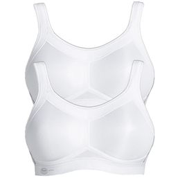 Sport-BH Anita "Sport BH momentum", Damen, Gr. 70, Cup B, wei&szlig; (wei&szlig; wei&szlig;), Obermaterial: 70% Polyester PES. 15% Polyamid PA. 15% Elasthan EL., BHs Sport-BH