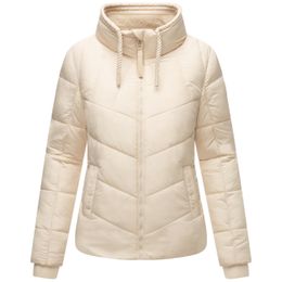 Steppjacke Navahoo "Steppjacke Liebesfee 14", Damen, Gr. L, beige (cream), Obermaterial: 100% Polyester Pol. recyc.. Obermaterial: Futter: 100% Polyester Pol. recyc.. 100% Polyester Pol. recyc.., Jacken Steppjacke