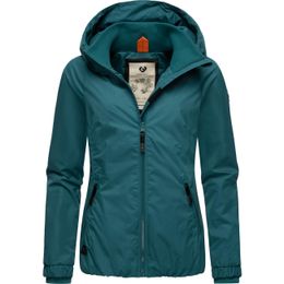 Outdoorjacke Ragwear "&Uuml;bergangsjacke Dizzie", Damen, Gr. XS, blau (baltic24), Obermaterial: 100% Polyester PES. Obermaterial: Futter: 100% Polyester PES. 100% Polyester PES., Jacken Outdoorjacke