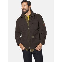 Fieldjacket Jan Vanderstorm "Fieldjacket BROR", Herren, Gr. 72, braun, Obermaterial: 100% Baumwolle CO., comfort fit, Jacken Fieldjacket, in modischer Used-Optik