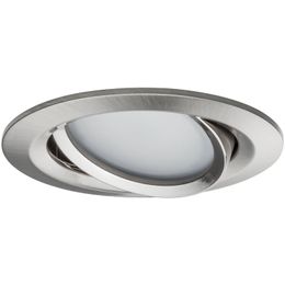 Paulmann LED Einbaustrahler "Nova", silber (edelstahlfarben), 3, &Oslash; 8,4cm, 3 Stk., Leuchten, LED Einbaustrahler
